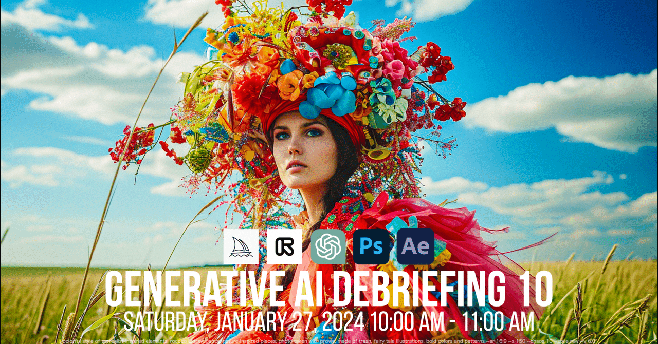 Archives - 2024/01/27 第10回 Generative AI 報告会｜CreativeEdge Vlog