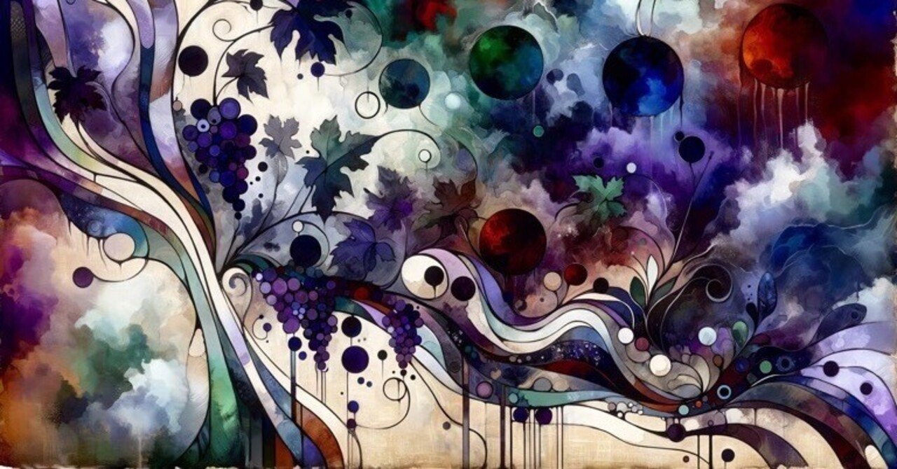 grape🍇③深い抽象表現と心｜Trgr🍵 / カラストラガラ