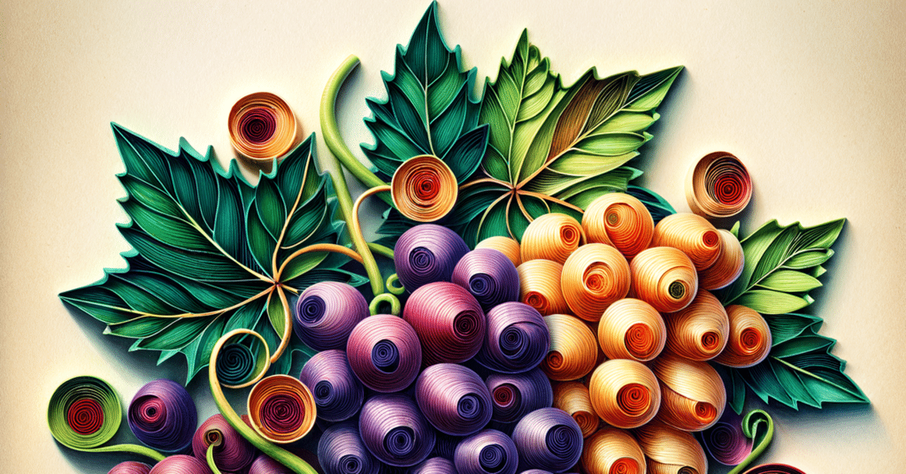 grape🍇⑤paper quilling｜Trgr🍵 / カラストラガラ