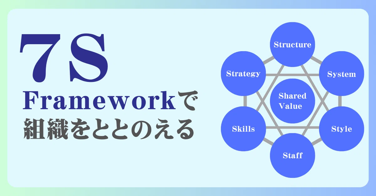 マッキンゼーの7S Frameworkで、変化に向けて組織をととのえる！｜Value Partner 槌田 昌子