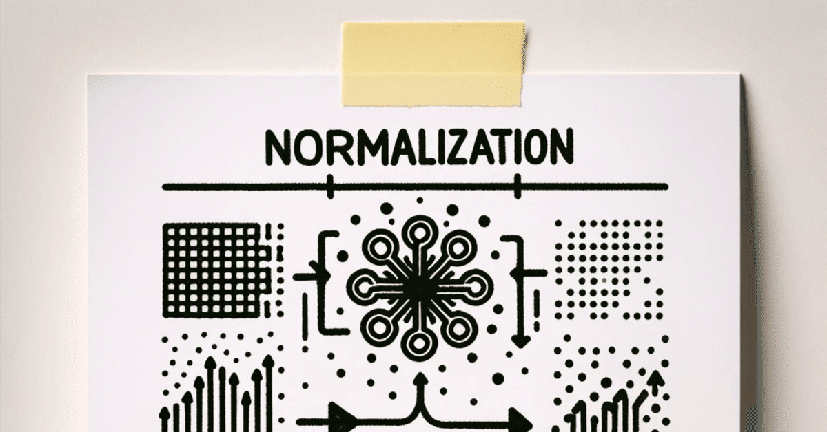 正規化（Normalization）｜t endoh