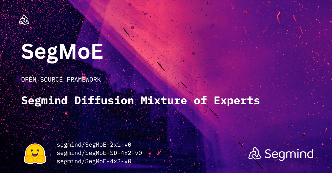 SegMoE: Segmind Mixture of Diffusion Experts の概要｜npaka