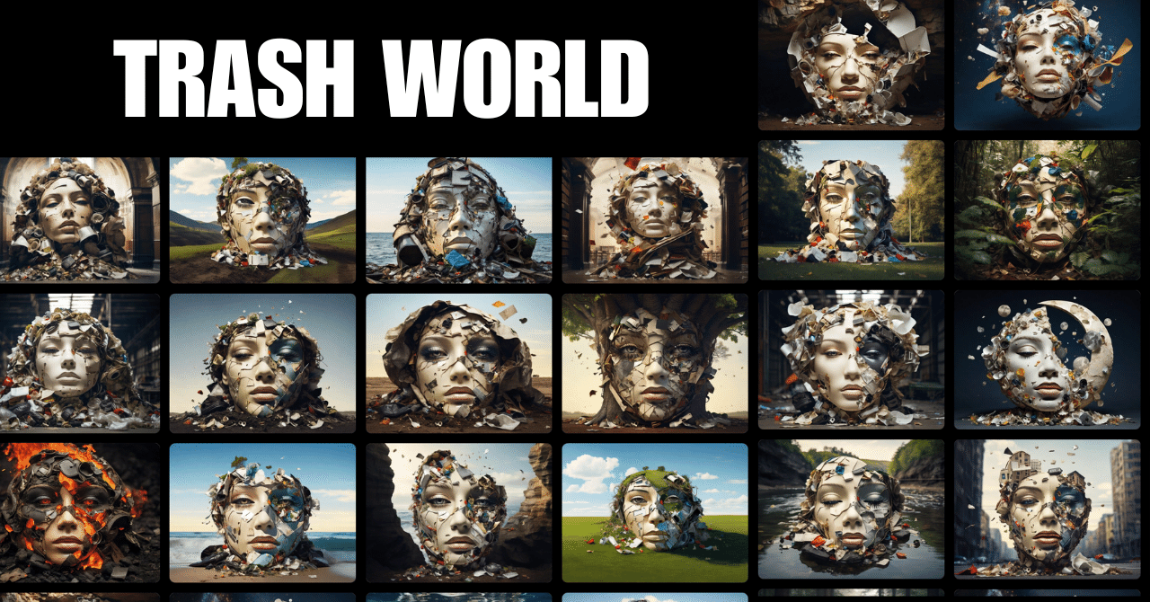 『TRASH WORLD』AIを活用してトレイラームービー作成に初心者が果敢にトライ｜938@デザイン会社のマーケ担当