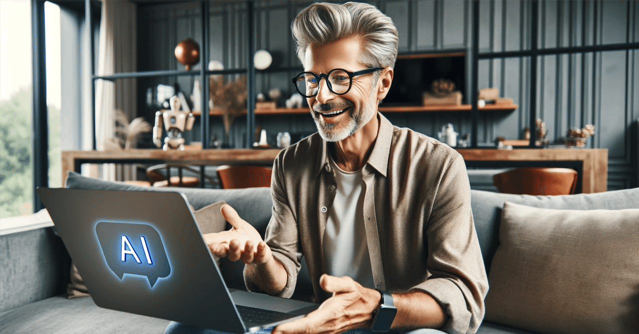 「AIとともに進化する中高年の生活スタイル - Clear Ad Wizardで広告を魅力的に」｜ヒデおじちゃん