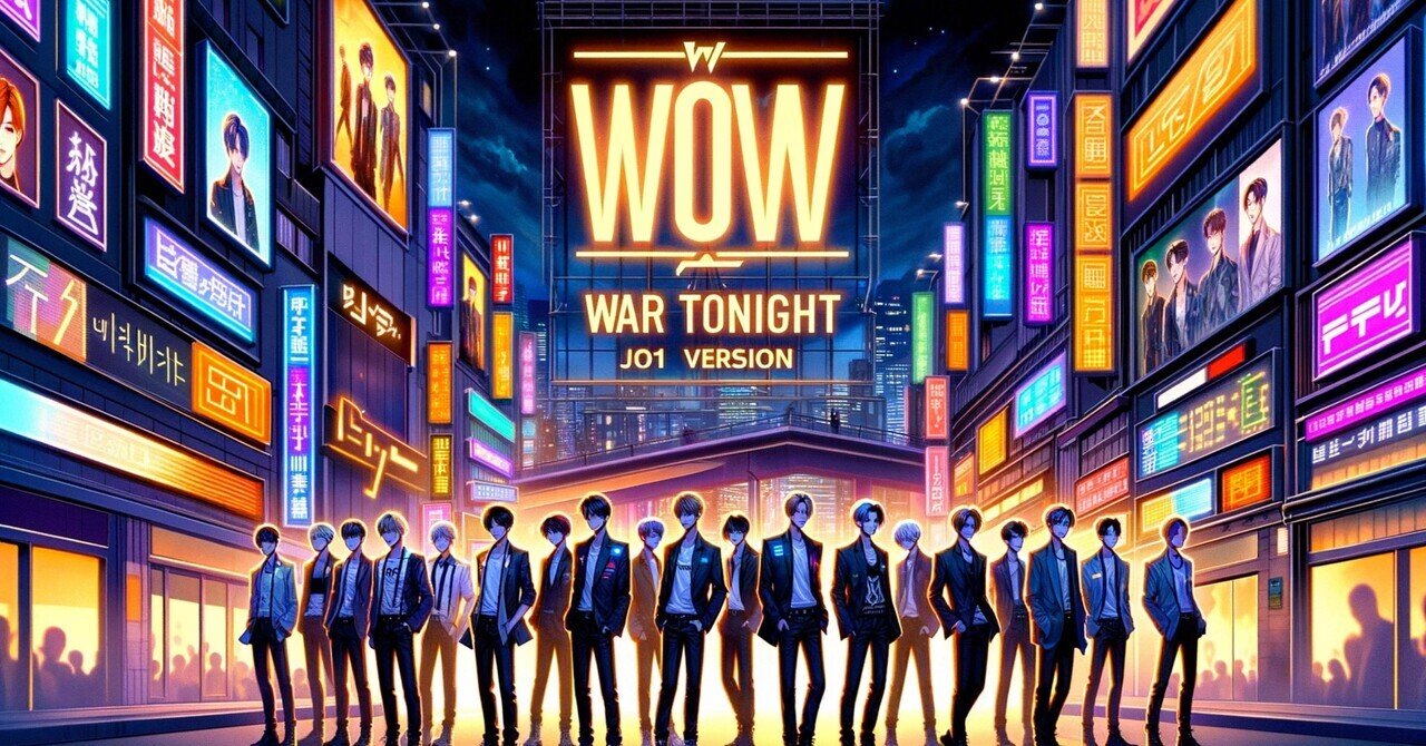 『WOW WAR TONIGHT 〜時には起こせよムーヴメント(JO1 ver.)』今日初めて知ったwｵｿｯ｜追究くん