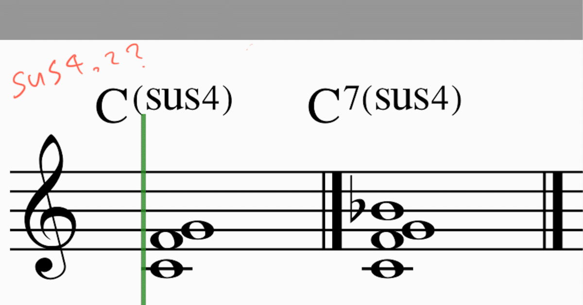 sus4コードとは｜KotaSayama