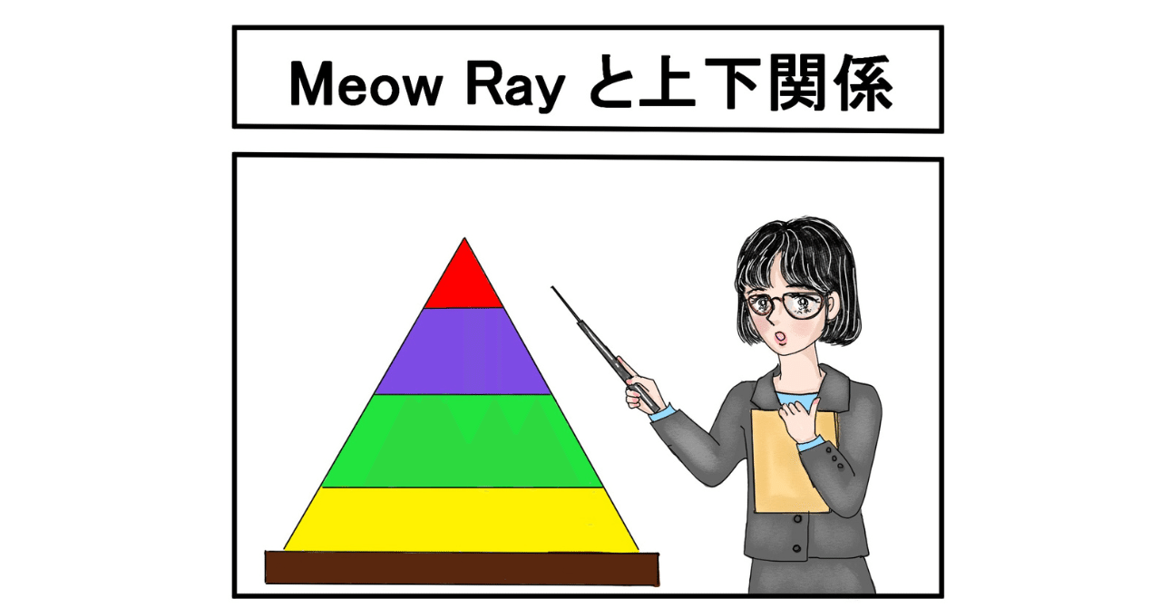 Meow Ray と上下関係｜Garnetpink