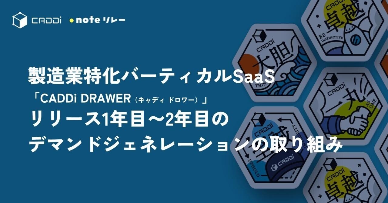 製造業特化バーティカルSaaS「CADDi Drawer」、リリース1年目～2年目のデマンドジェネレーションの取り組み｜Katsuki Yamada