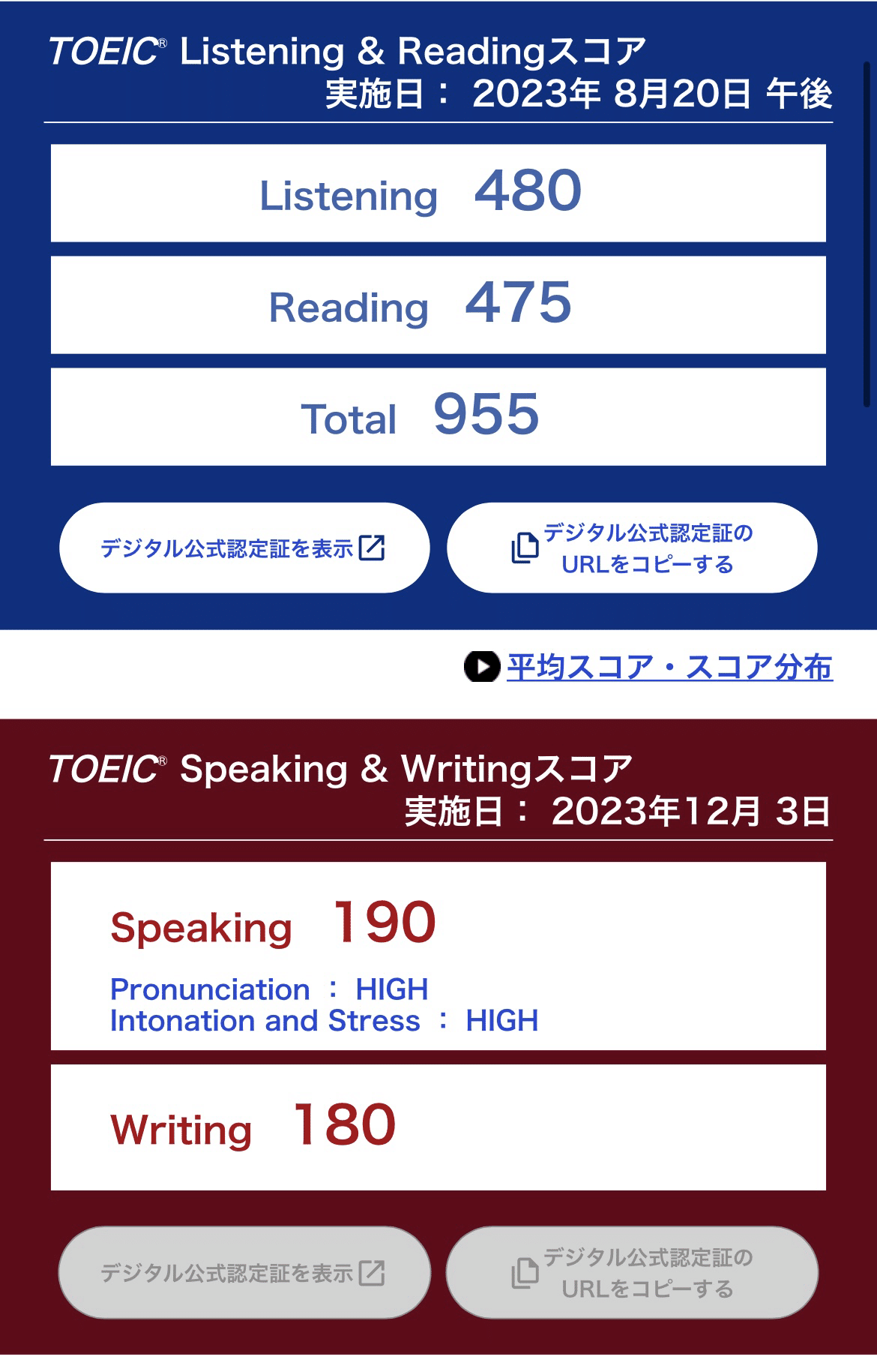 TOEICから表彰状が届きました🏆｜菊