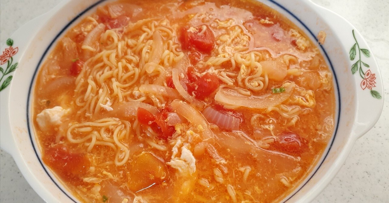 『アレンジ即席麺🍜』(塩分3.7g)｜guttyo