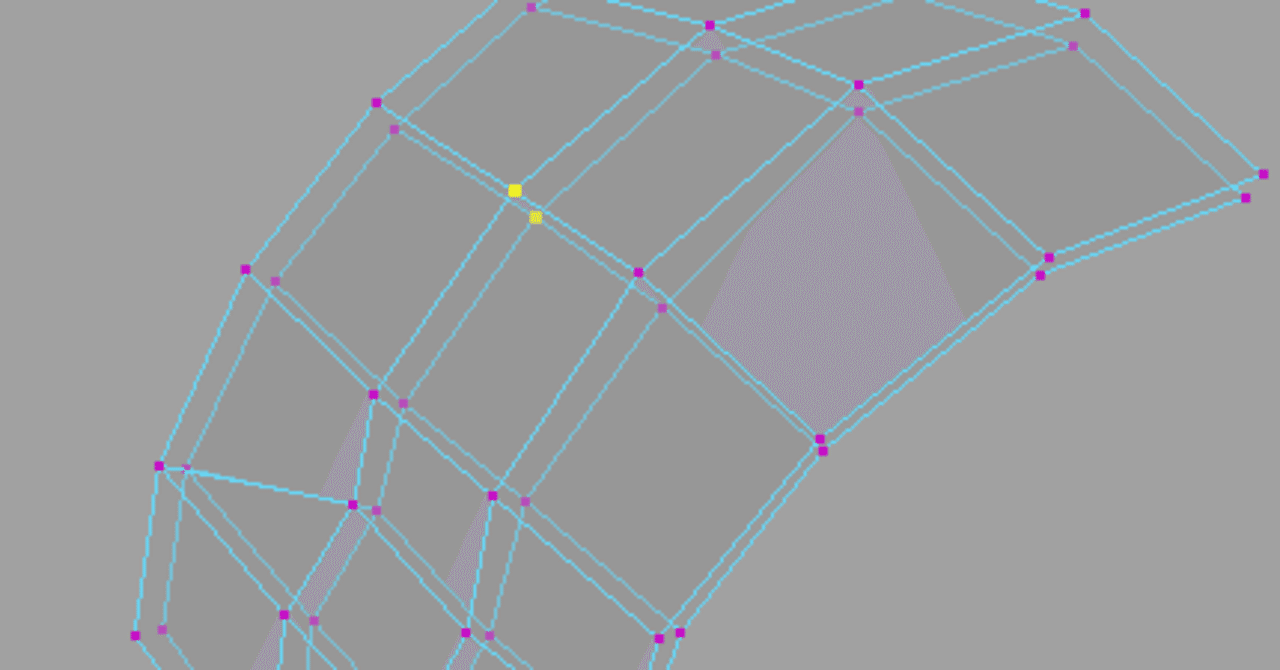 【MAYA】表と裏の頂点位置を揃える Move Vertex to nomalvector｜森田一彦