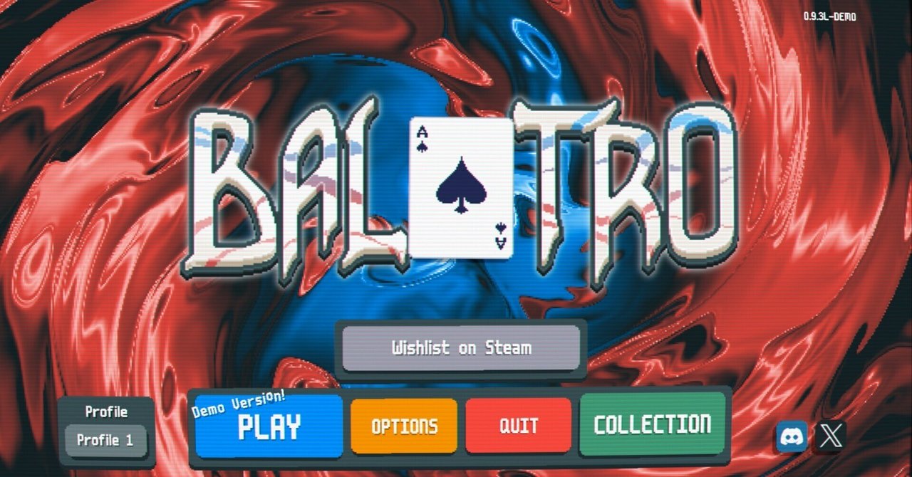 Balatro(Demo版)パーフェクトガイド&全アイテムリスト｜春