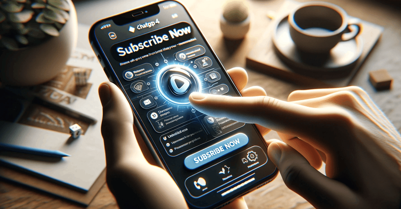 CahtGPT4...iPhoneでSubscription登録｜Chatzz!（Chatジジィ）