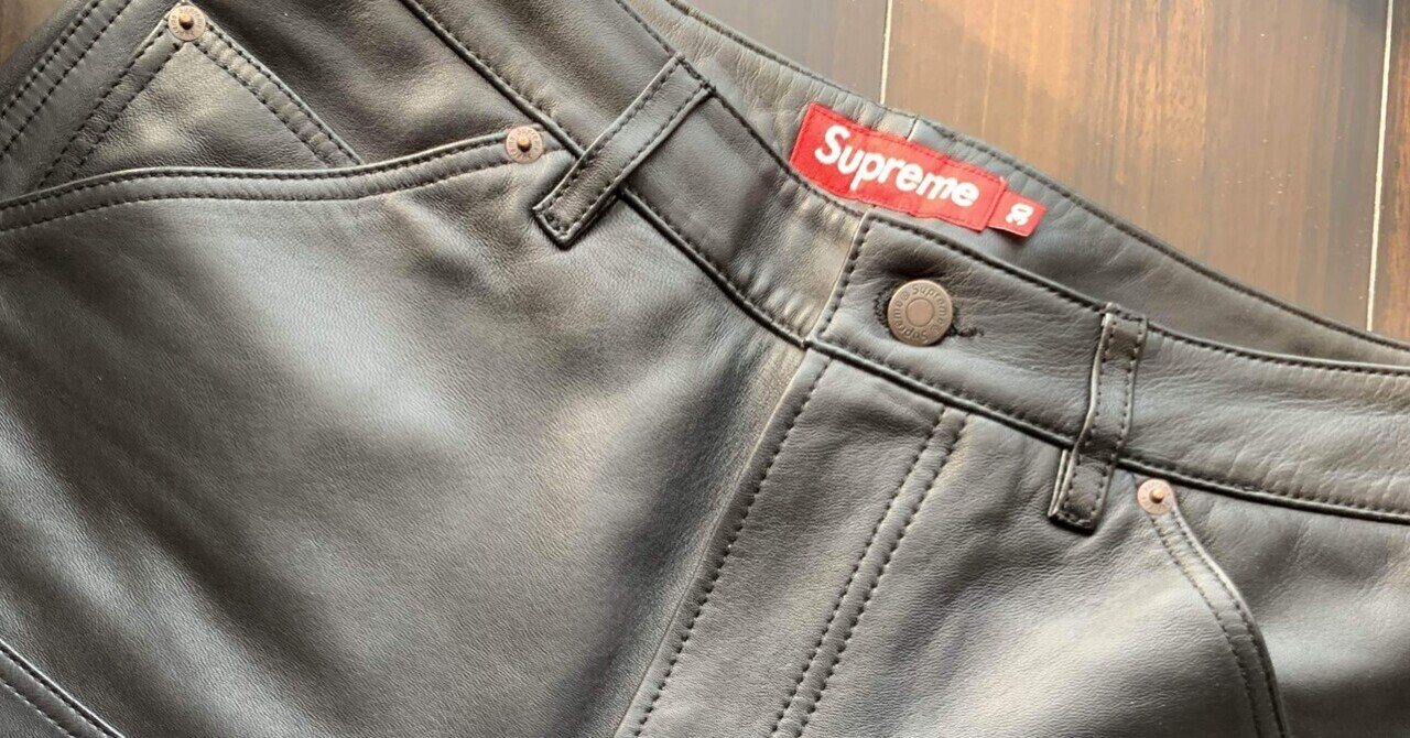 62.FW23ベストバイ⑦SUPREMEレザーペインターパンツ|羽生健太郎 62.FW23ベストバイ⑦SUPREMEレザーペインターパンツ|羽生健太郎