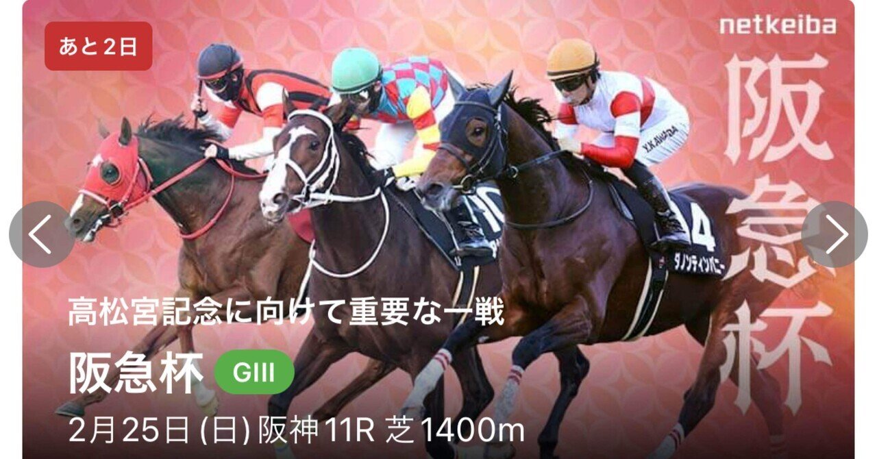 週間nogy⭐️ 2月25日メイン3Rの気になる馬⭐️｜nogy