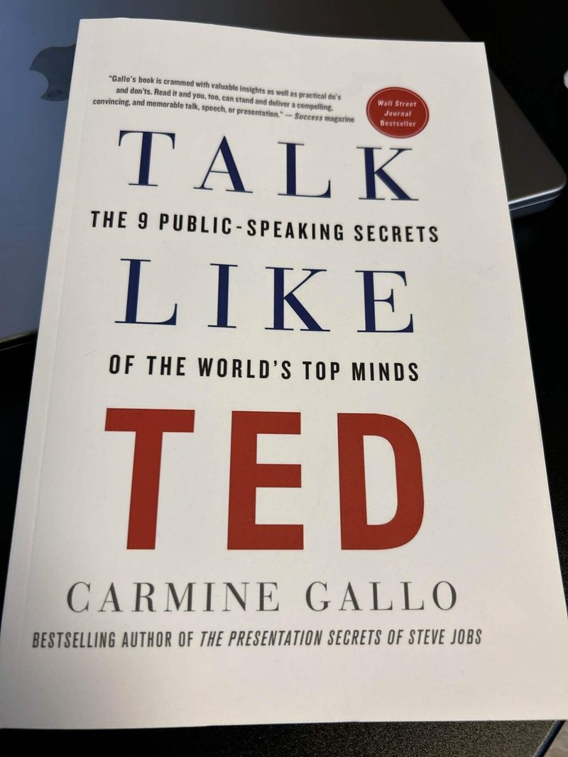 Book Review: 'Talk Like TED' by Carmine Gallo｜Lani Everglen