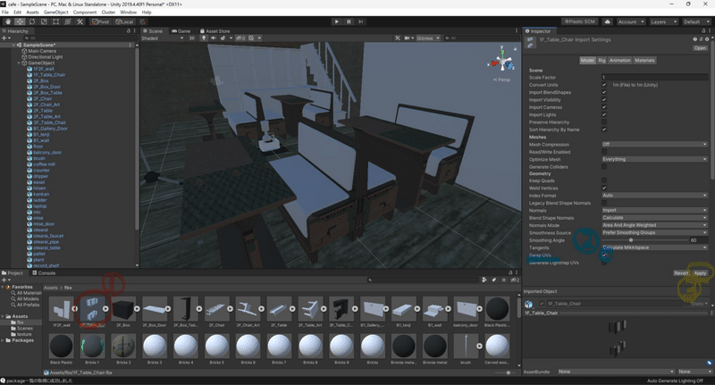Unity3Dオブジェクトのテクスチャがおかしくなる時の対処法｜ドージマ