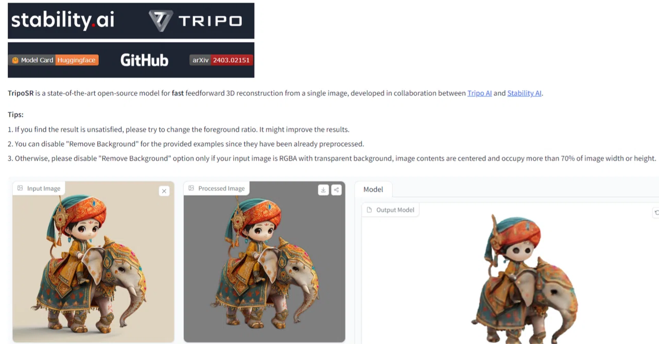 画像から3Dモデルを作るTripoSR｜みれのスクラップ