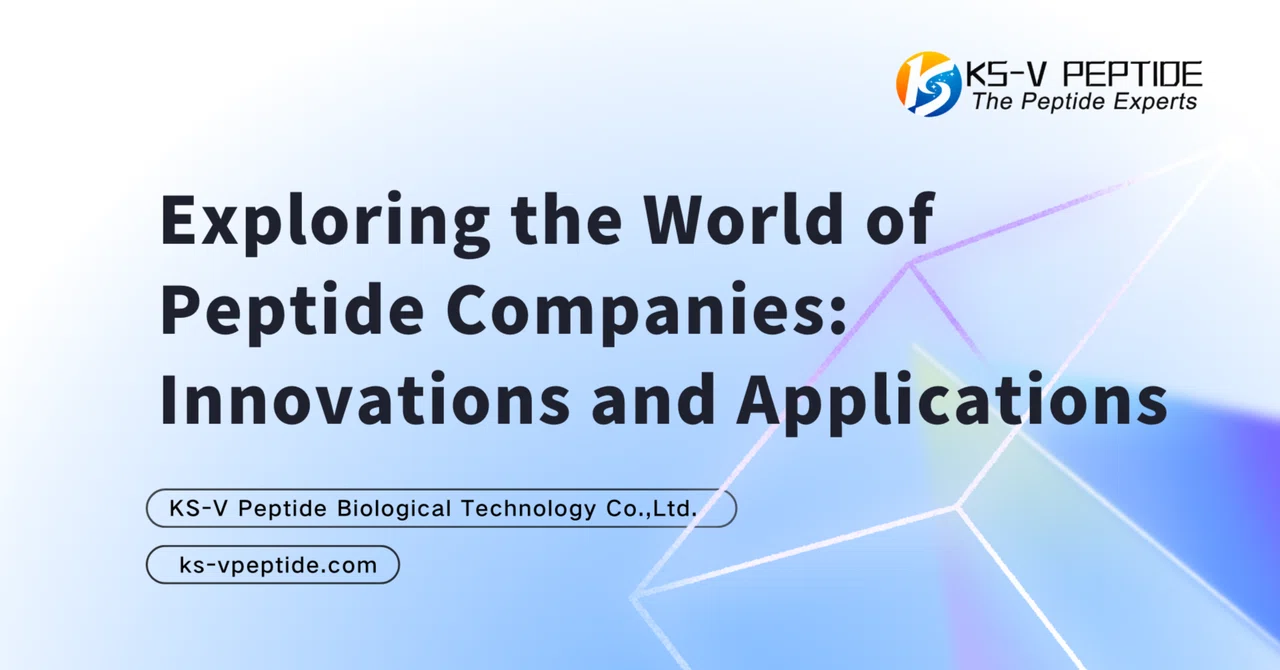 Exploring the World of Peptide Companies: Innovations and Applications ...