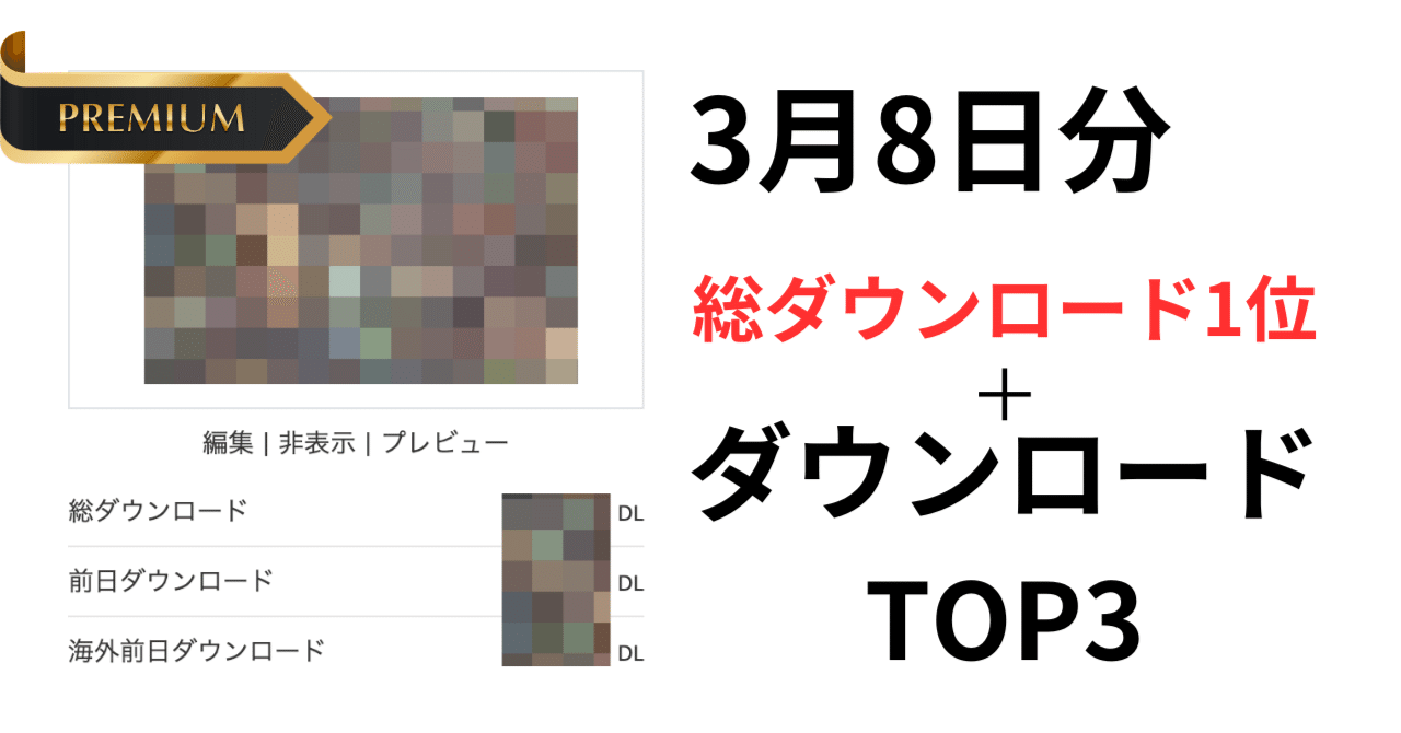 【1番ダウンロードされたAI画像とは？】某フリー素材サイト「ダウンロードTOP3」を公開【2024年3月8日分】｜MJ（ジャニー）｜Midjourney研究家