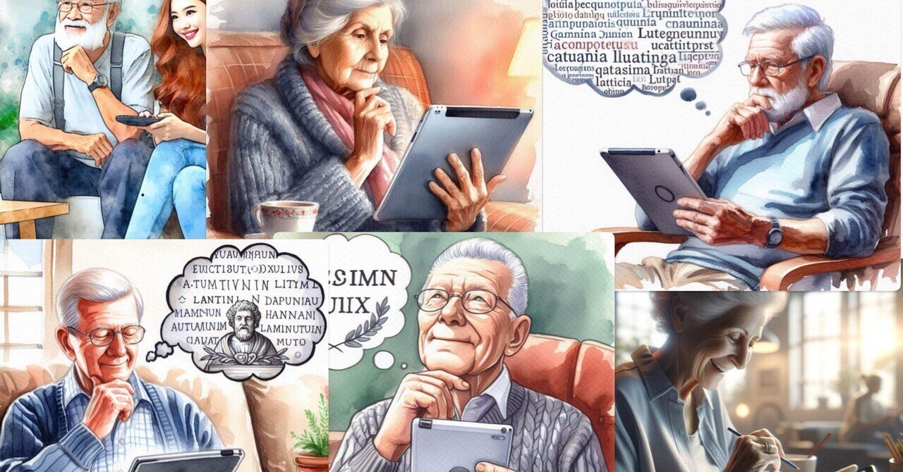 私のAI君、tu cum iPad meae senectutis amicus es.｜harimako