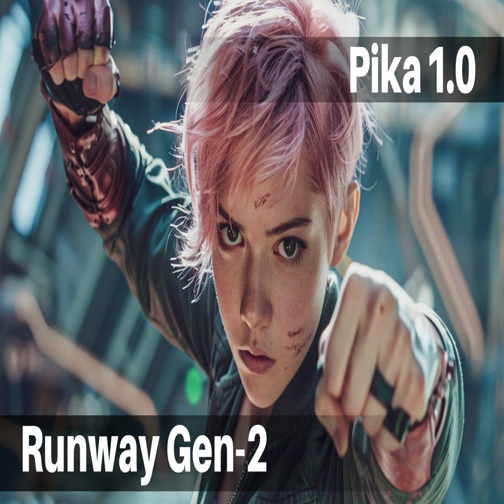 Pika1.0とRunway Gen-2の比較／[1]映像クリエーターのための生成AI - Blog 2024/03/09｜CreativeEdge Vlog