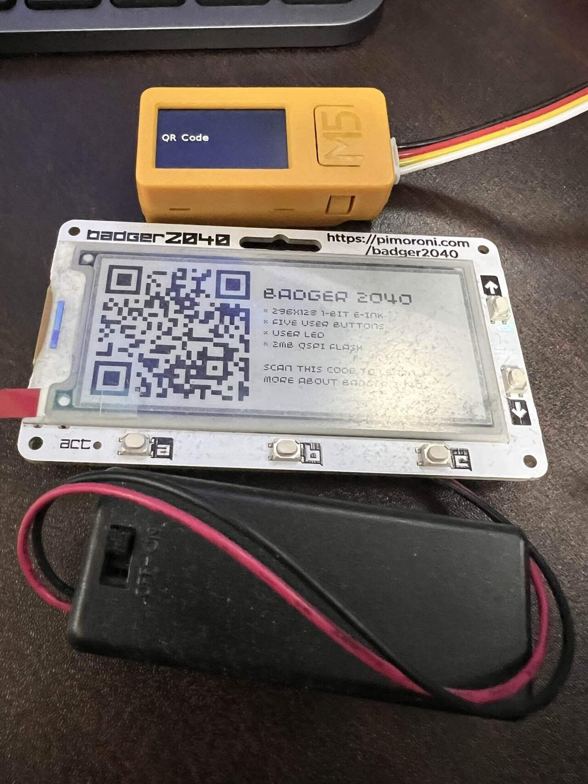 M5Stack QR コードスキャナ ーユニット（STM32F030）を買いました！｜moridenki