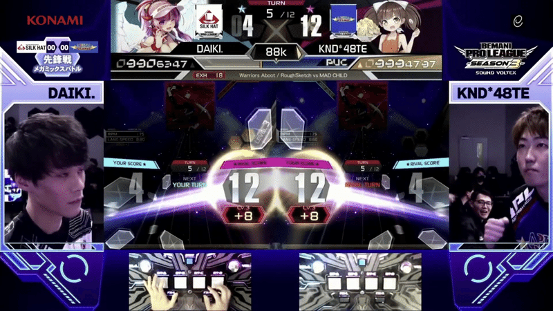 【BPLS3 SDVX】第16試合の振り返り【vs SILKHAT】｜野増菜よばて