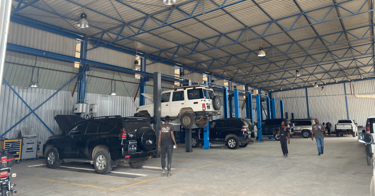 ルアンダでオイル交換｜Gaku