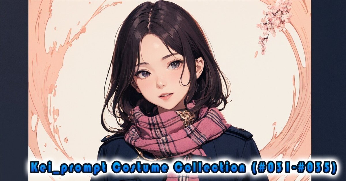 Kei_prompt 衣装コレクション（#031-#035）／Kei_prompt Costume Collection (#031-#035)｜Kei Aono