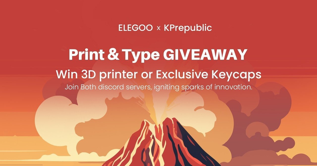 ELEGOO x KPREPUBLIC プレゼントイヴェント開始｜KPrepublic