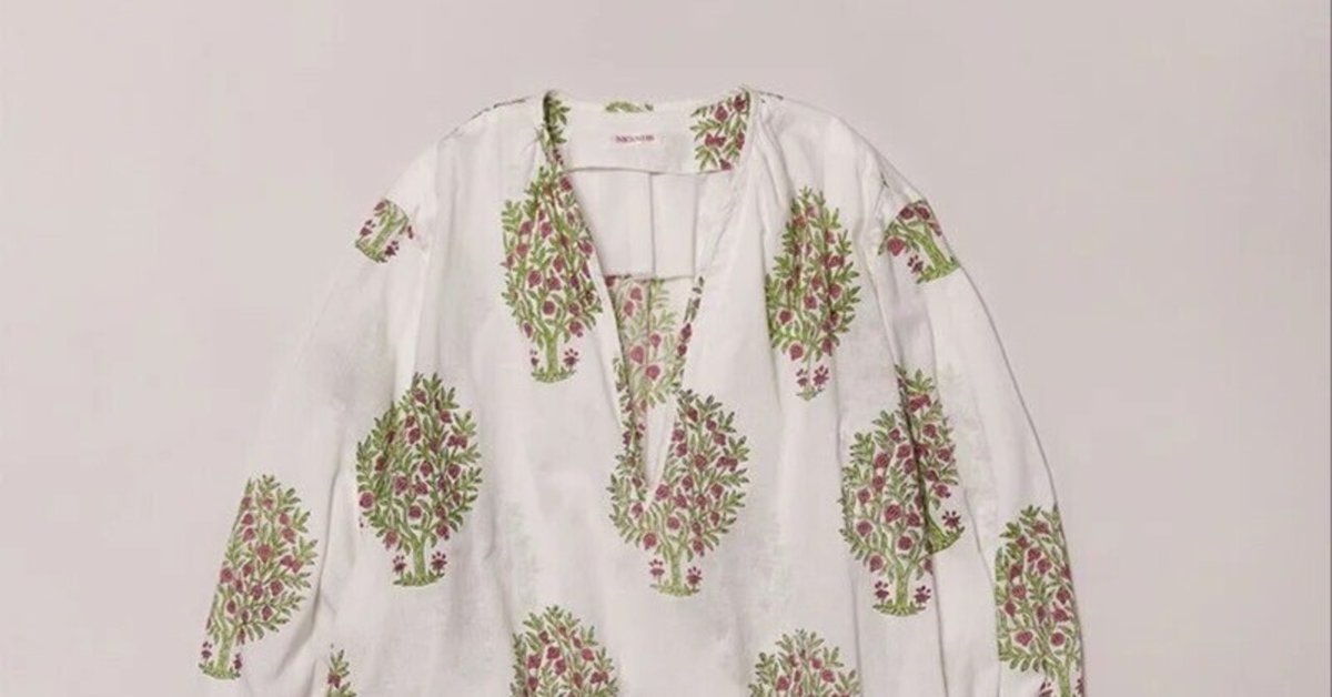 NICENESSオリジナルの花柄スキッパーシャツ【3/16(土)12:00販売 NICENESSオリジナルの花柄スキッパーシャツ【3/16(土)12:00販売