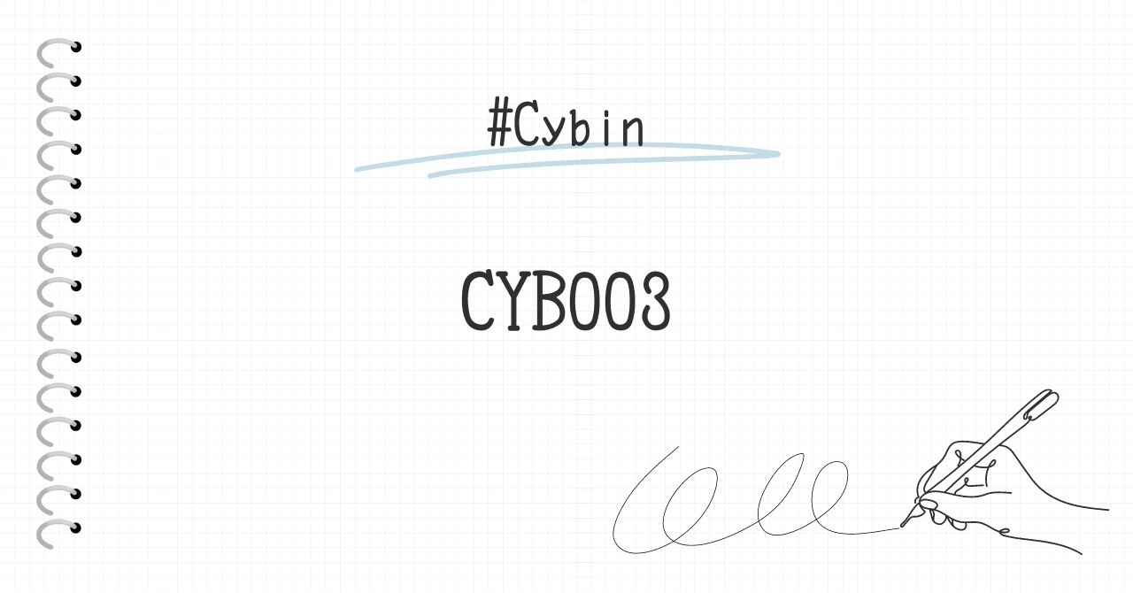 CYB003（Cybin）｜Chiku-note.