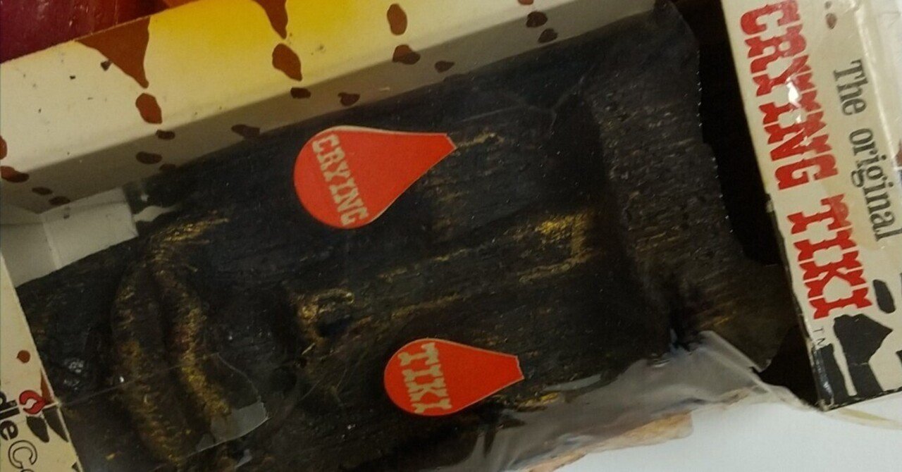 「Crying Tiki」涙を流す神様のキャンドル～ヴィンテージキャンドルの世界③｜KEIのキャンドル研究所