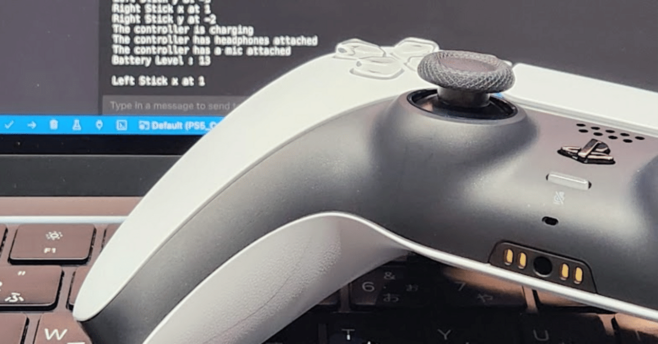 ESP32をPS5 Controllerから操作する｜Yuichi Kawamura