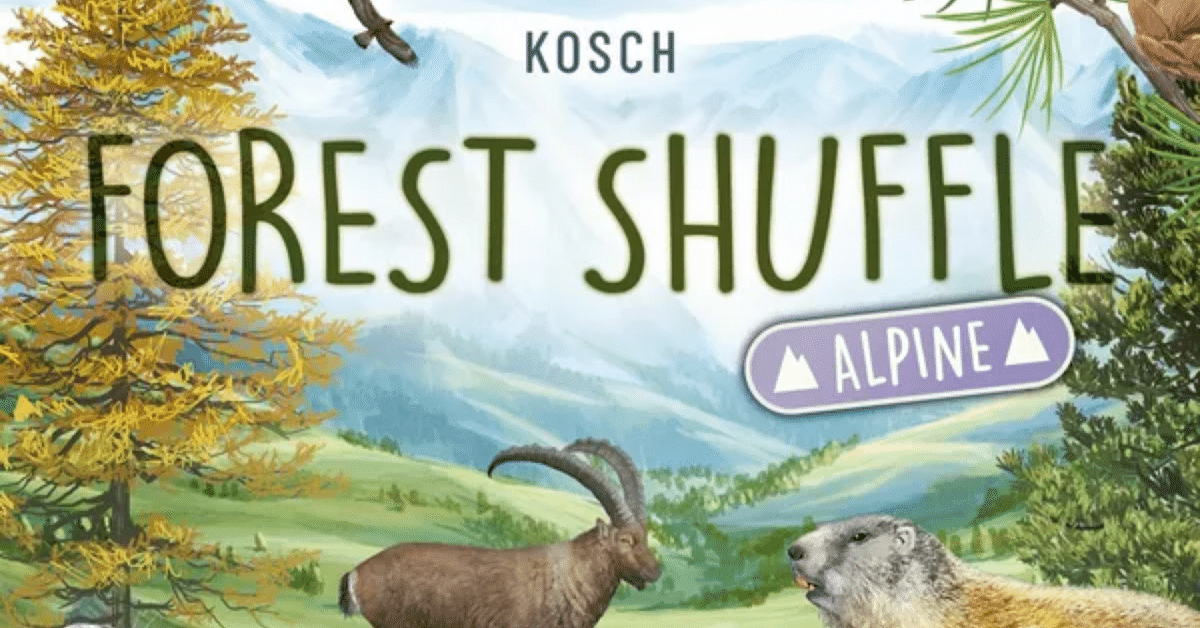 「フォレストシャッフル：アルプス」のレビュー(Forest Shuffle Alpine Expansion Review)｜べよ