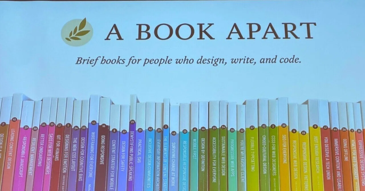 「A Book Apart」日本語版刊行開始します｜マイナビブックス_クリエイティブ