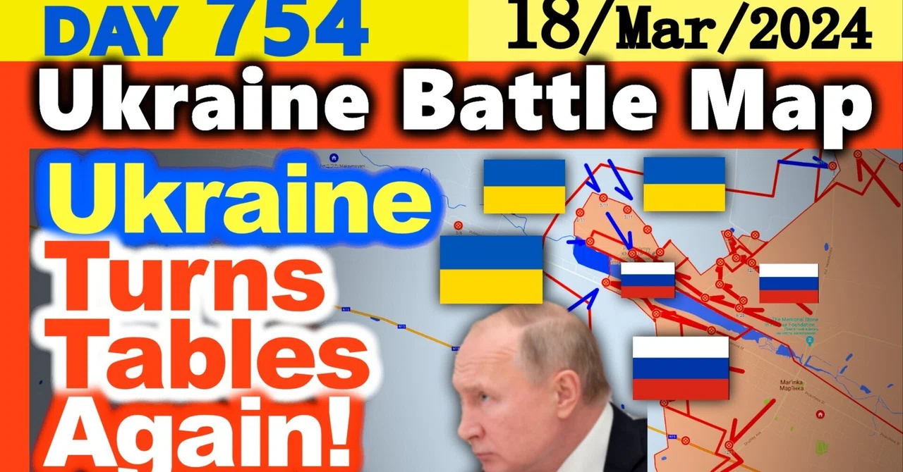Day 754 [Ukraine War Map] Ukrainian Army Turns the Tables Again ...