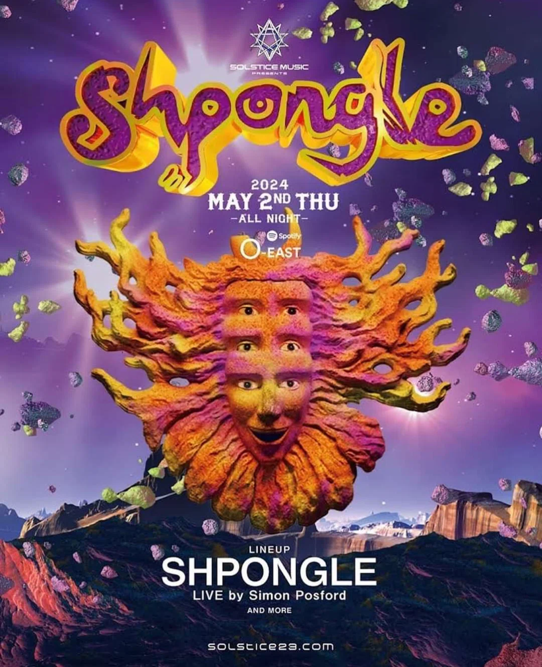 Shpongle 2024 シュポングル@Tokyo｜レイヴパーティー・野外フェス・ゴアトランス
