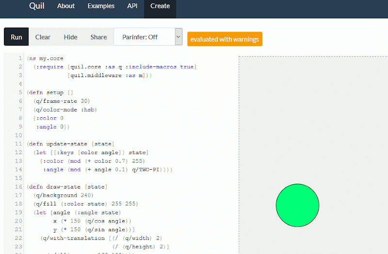 Quil で関数型プログラミング4：楽しいモード fun-mode？｜deconbatch