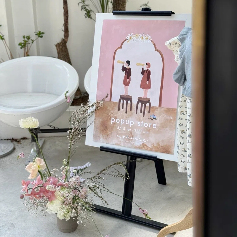 3/16-17 popup in Tokyo "つながりと、彩りの花"｜nermie_owner