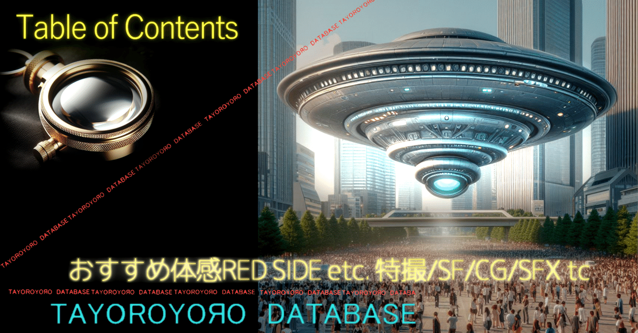 おすすめ体感 REDSIDE etc.特撮/SF/CG/SFX/VFX tc｜たよろよろ図書館DATABASE