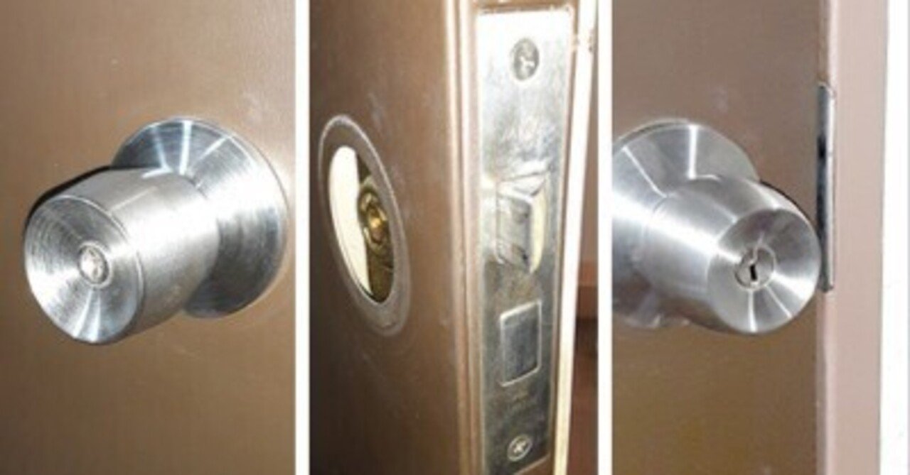 玉座をMIWAのHM錠前からWESTの「801」へ交換｜鍵屋 キー助®🔑口コミ・評判を掲載中｜鍵交換・取付・開錠・電子錠・ドアノブ交換・ドアクローザー交換他