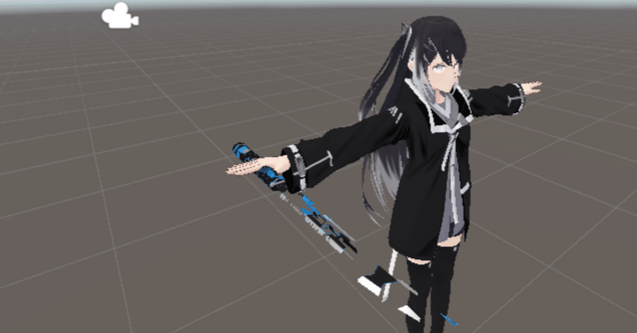 【VRChat SDK3】アイテム出し入れの設定方法【後半:カッコイイ出し入れ(liltoon+dissolve)】｜Clambel