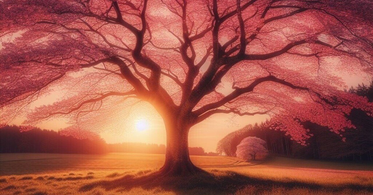 大きな桜の木と僕ら｜りゅぴぴ 