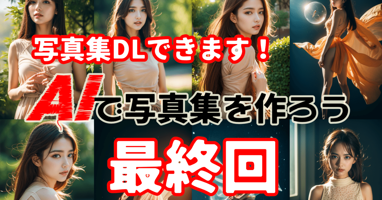 [4] AIで写真集を作ろう 完成！｜Tamo Lab.