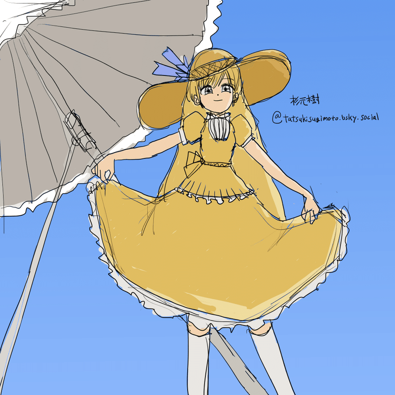 【お絵描き】胡乱ならくがき。R6/2024/04/03Wed.｜杉元樹Sugimoto, Tatsuki