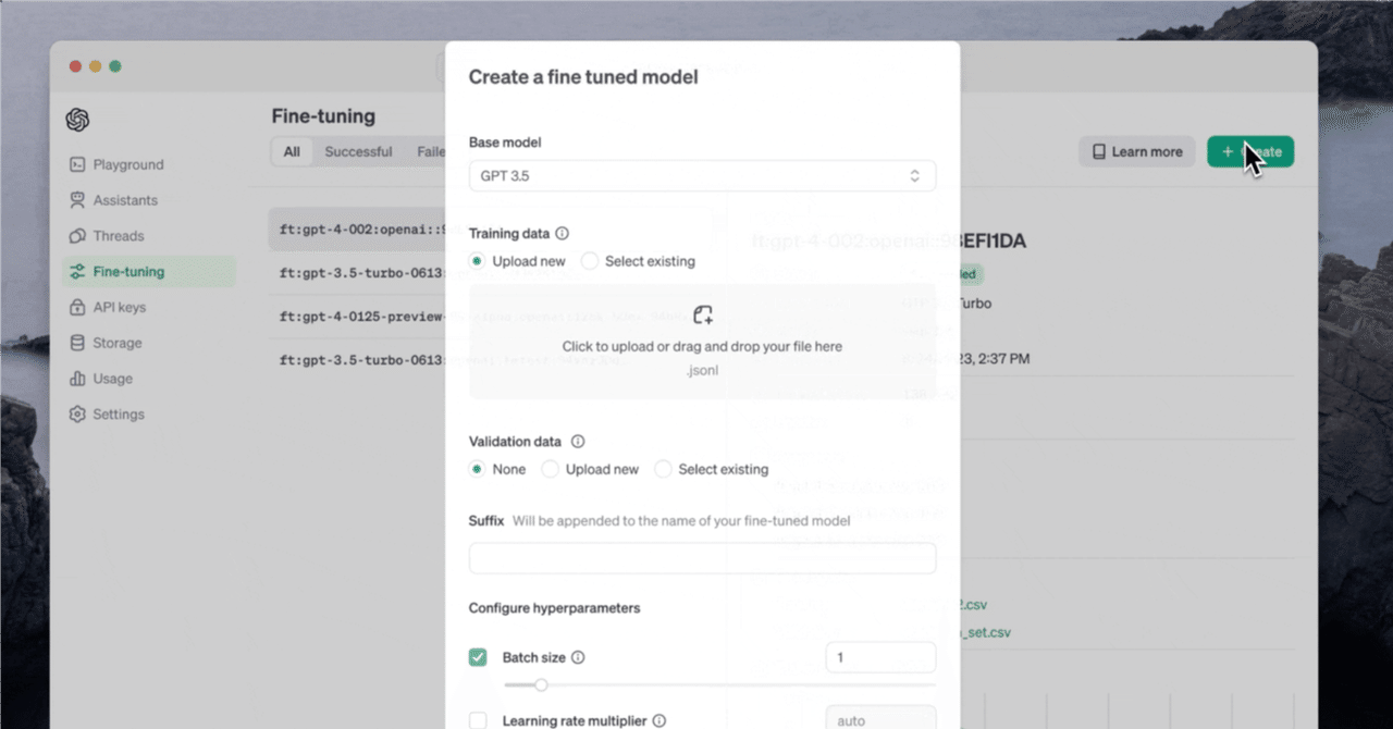 OpenAI の ファイチューニングAPI の新機能｜npaka
