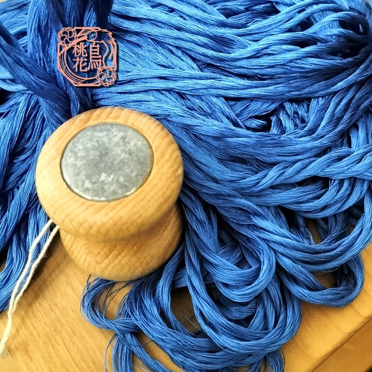 イベント準備中です 次は鮮やかな青 優しい色合いですね😊🍀｜桃花鳥 -tsukika-