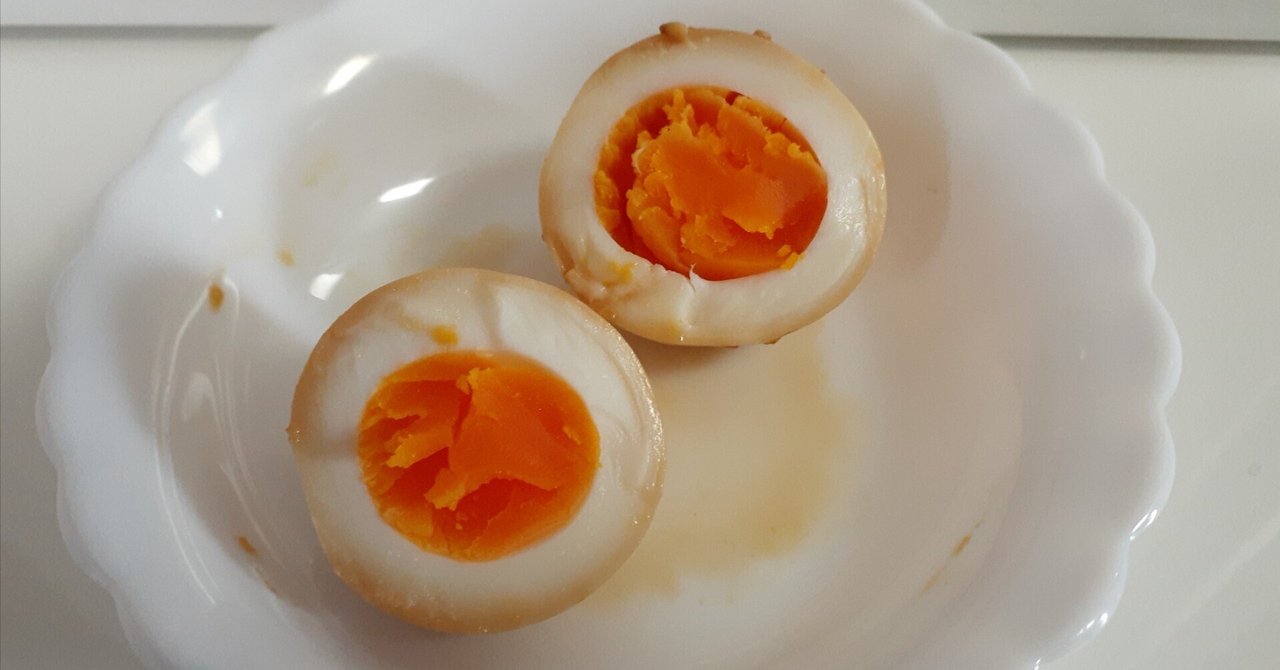 『煮卵🥚』(塩分0.9g)｜guttyo